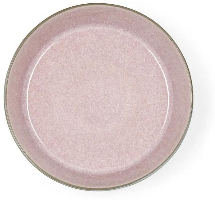 Bitz Kameninový miska na polévku 18cm Grey/Light Pink