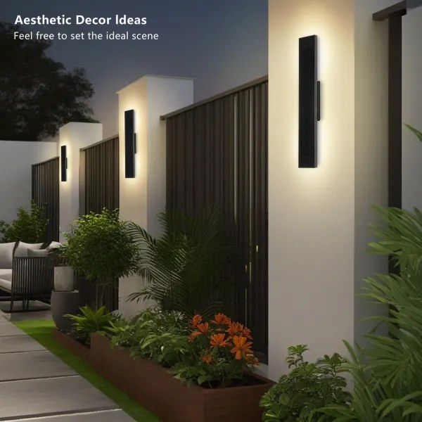 Brilagi - LED Solární nástěnné svítidlo SUN LED/4W/3,7V 60 cm 4000 mAh IP44