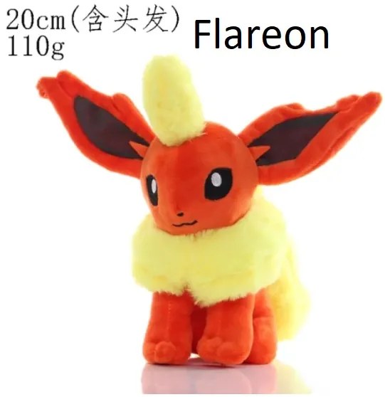 Plyšové hračky Pokémonů cca 20 cm Varianta: Flareon 20cm