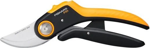 Fiskars 1057170 Nůžky zahradní PowerLever Plus (P721), dvoučepelové