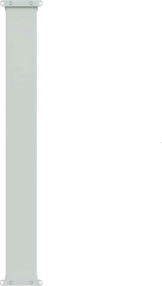 Zatahovací boční markýza 117 x 614 cm šedá 317950