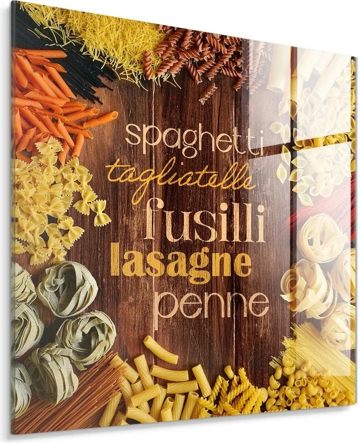 Skleněný obraz 30x30 cm Pasta – Styler