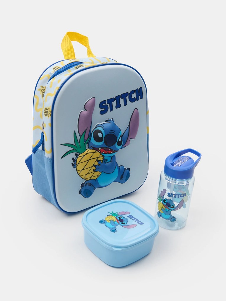 Sinsay - Snídaňový set s batohem – láhev na pití a svačinový box Lilo & Stitch 3 pack - vícebarevná