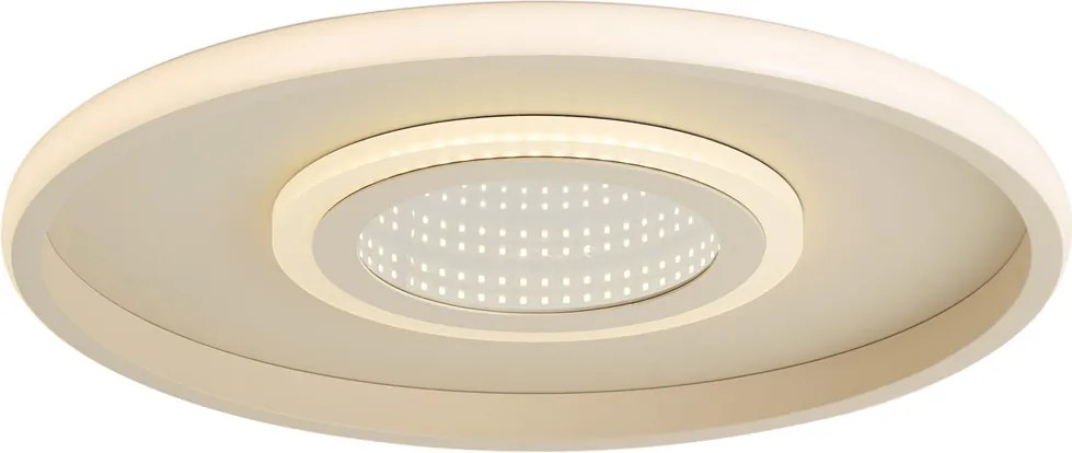 Moderní stropní svítidlo bílé vč. LED 3-stupňový vypínač - Frini