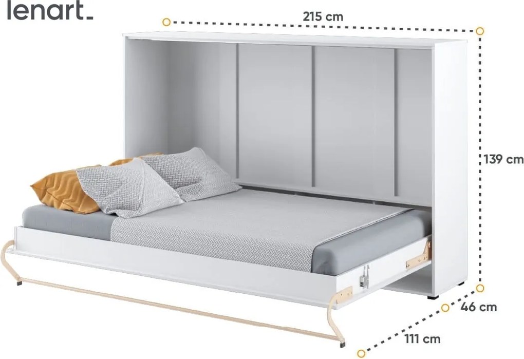 Výklopná postel 120 CONCEPT PRO CP-05 bílá