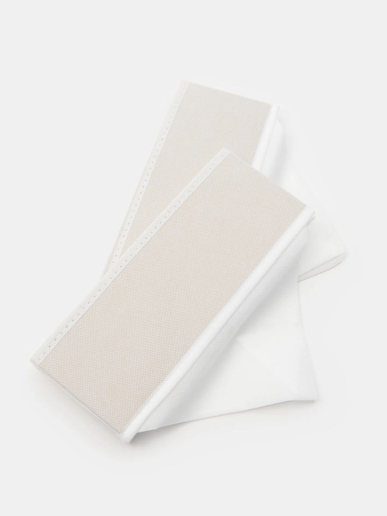 Sinsay - Sada organizérů s přihrádkami 2 pack - bílá