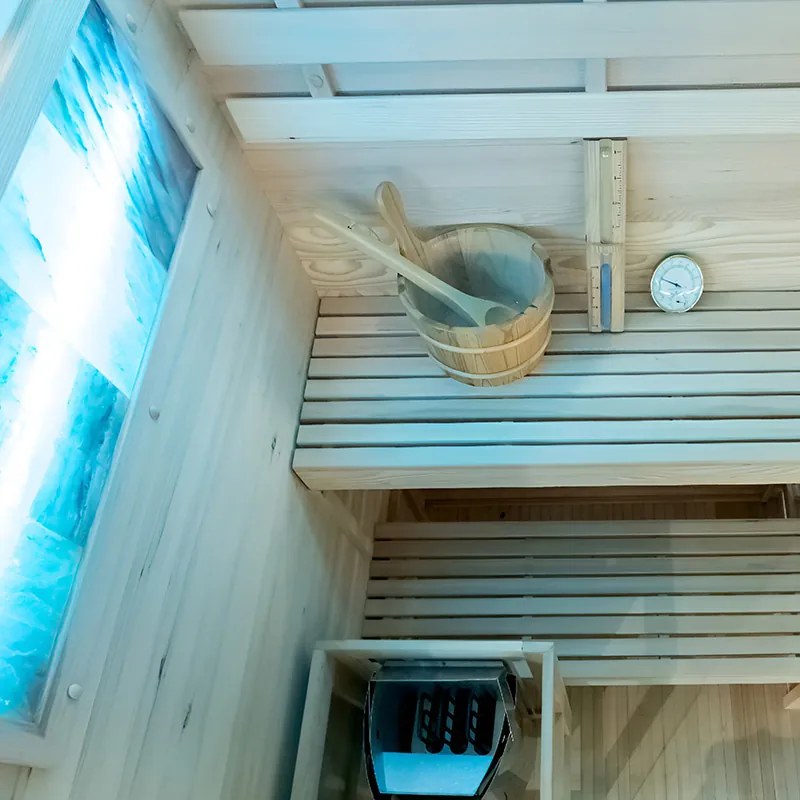 BPS-koupelny Finská sauna Relax HYD-6191 120x120, 2 osoby