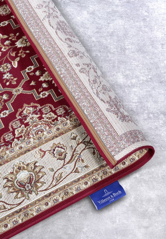 Villeroy & Boch Kusový koberec 106057 Red, Cream – na ven i na doma, 200x285, červená, chodba / předsíň