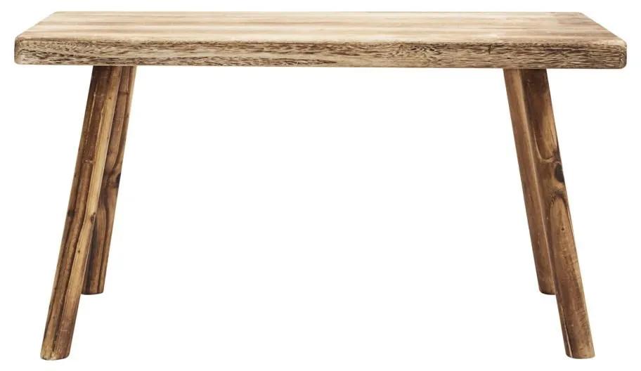 Dřevěná lavička Nadi 81 × 38 × 43 cm