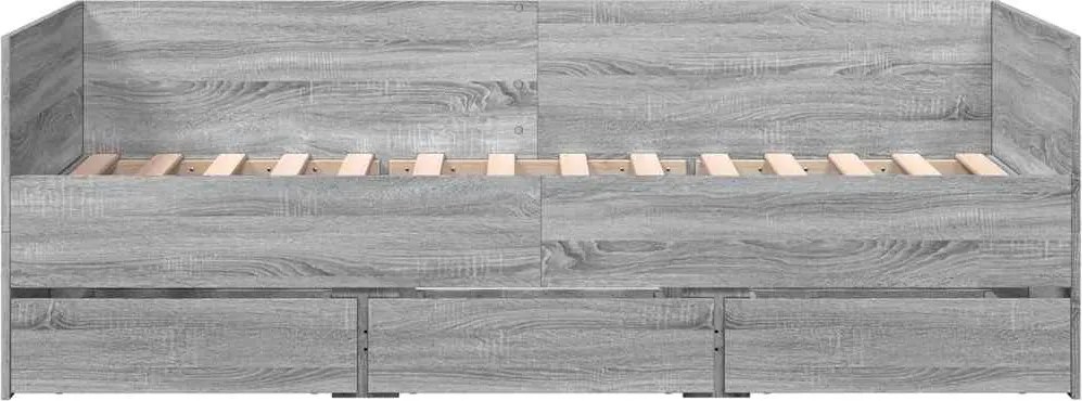 Válenda se zásuvkami bez matrace dub sonoma 90 x 190 cm 3280830