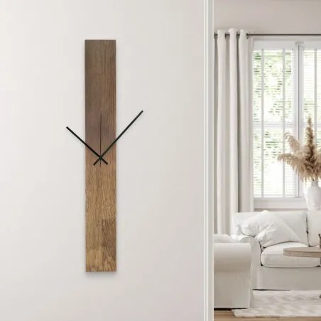 Elegantní dřevěné nástěnné hodiny černý I SENTOP MAS019-TERRA