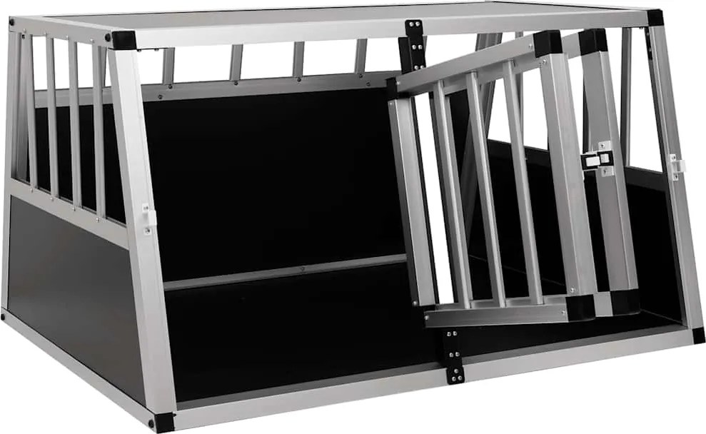 Klec pro psy s dvěma dvířky 89 x 69 x 50 cm 170667