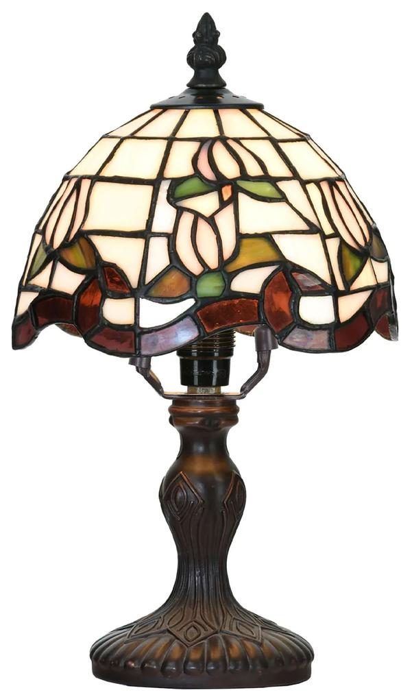 Stolní Tiffany lampa  Meryl - Ø 18*32 cm