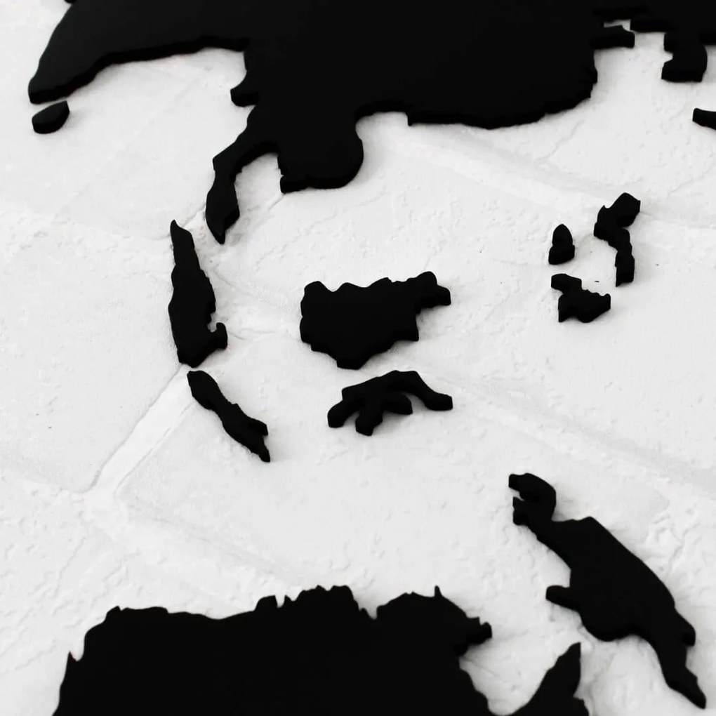DUBLEZ | Dřevěná 3D mapa světa na zeď | Obraz