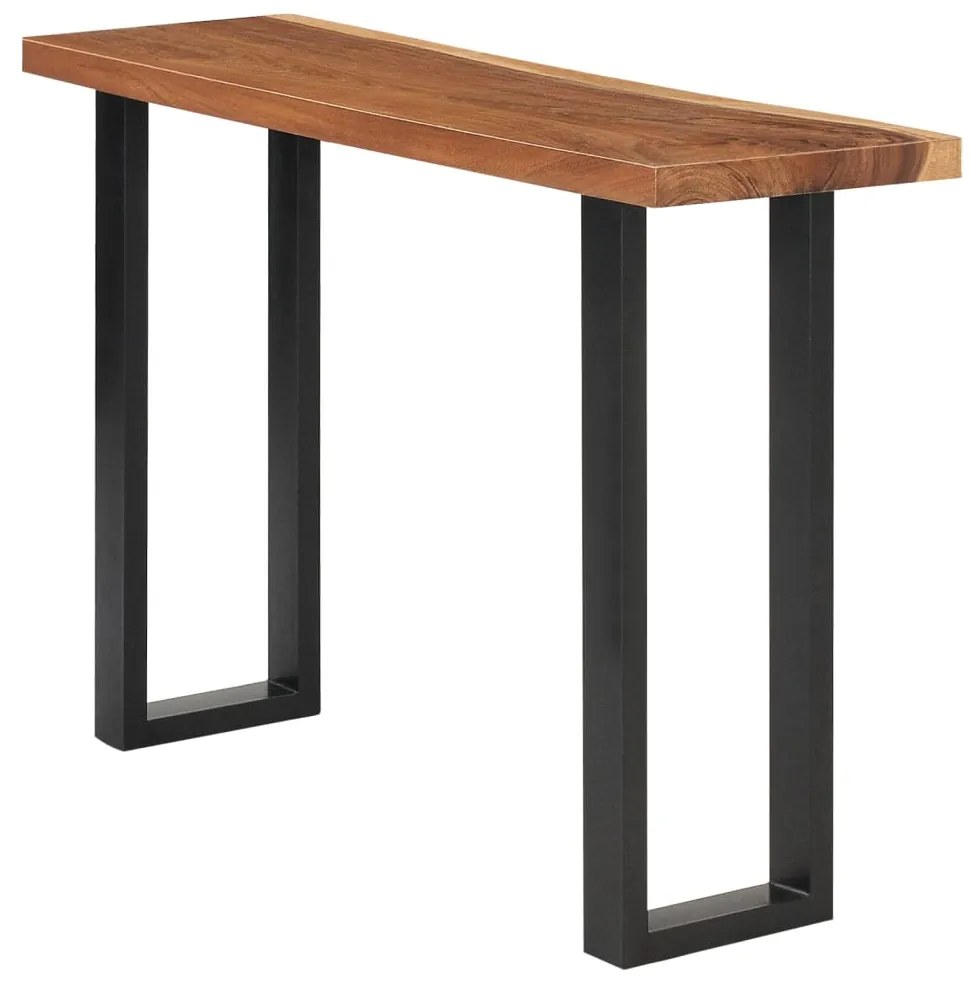 245504 vidaXL Konzolový stolek z masivního dřeva suar 110 x 35 x 75 cm