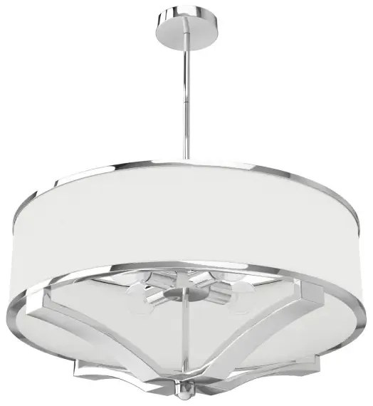 Designový lustr Gerdo chrom
