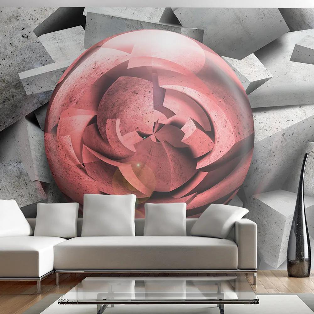 Fototapeta Bimago - Stone rose + lepidlo zdarma 400x280 cm
