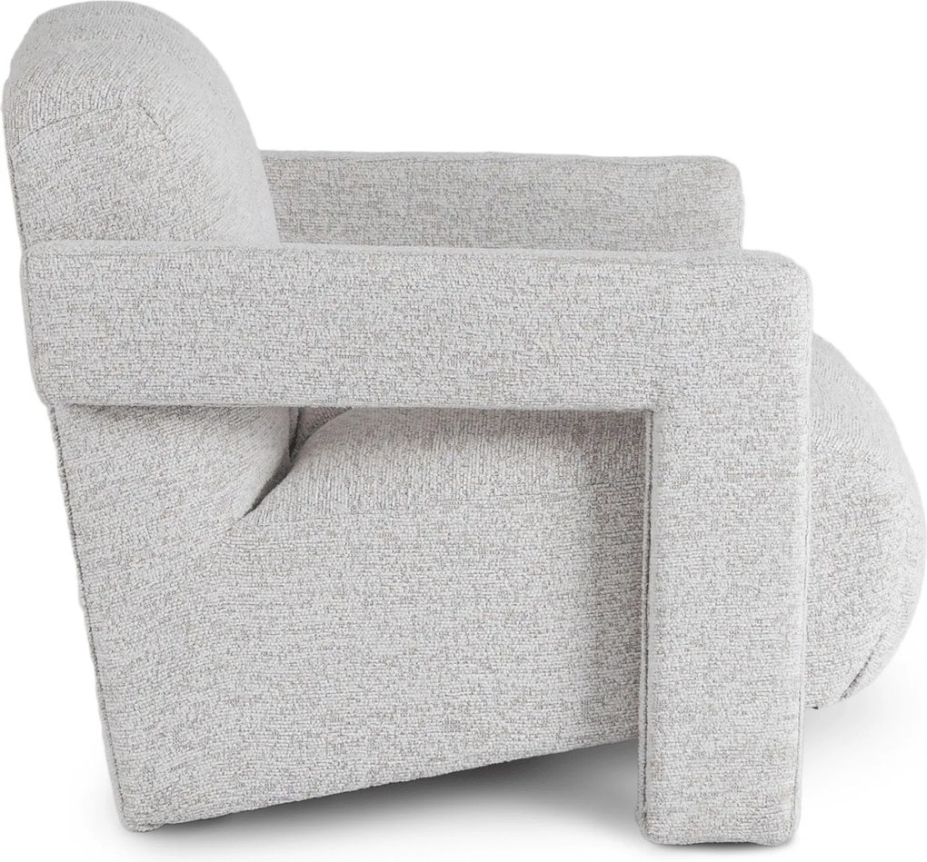 Designové křeslo Bender šedé