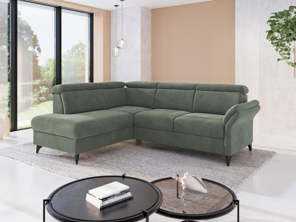 XXXLutz ROHOVÁ SEDAČKA, textil, tmavě zelená Sit & More - Sedací soupravy - 00014402585B