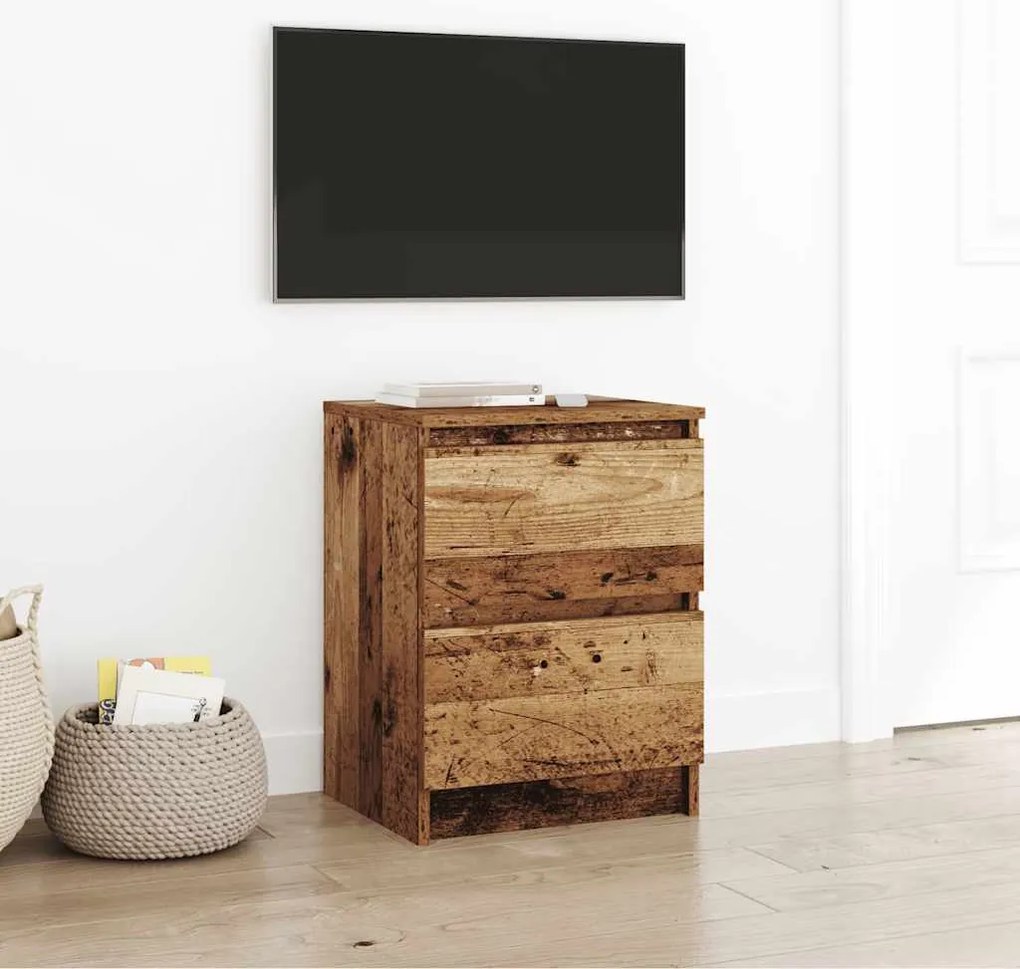 TV skříňka old wood 40x35x54 cm kompozitní dřevo
