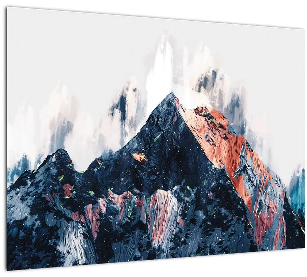 Obraz - Abstraktní hora (70x50 cm)