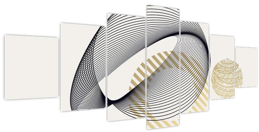 Obraz - Geometrické tvary N⁰3 (210x100 cm)