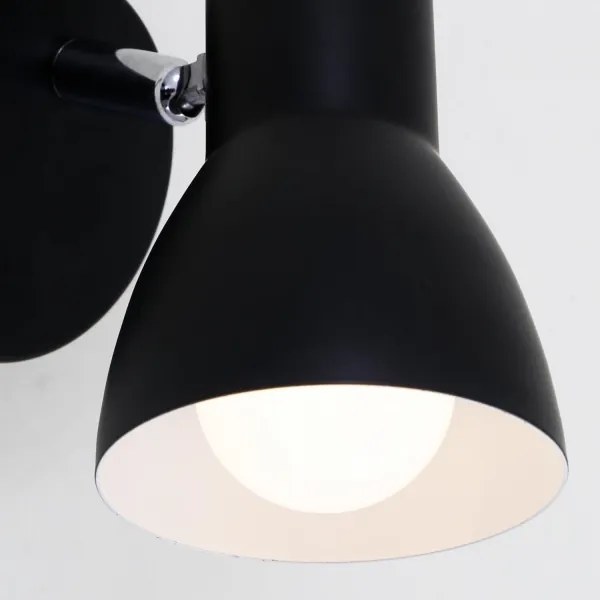 Briloner 10698889 - Nástěnné bodové svítidlo 1xE14/25W/230V černá