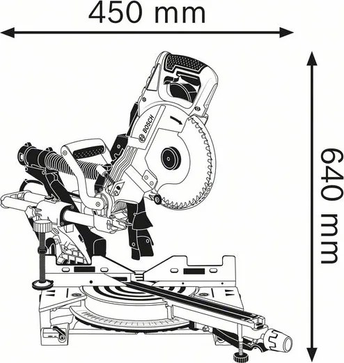Bosch GCM 8 SDE Pokosová pila se zákluzem