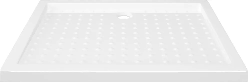 vidaXL Sprchová vanička ABS s puntíky bílá 90 x 70 x 4 cm [148896]