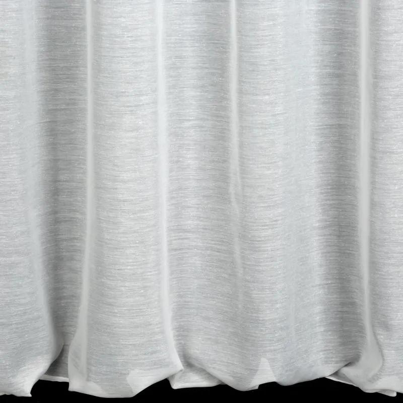 Bílá záclona na kroužcích GRACJA 140x250 cm