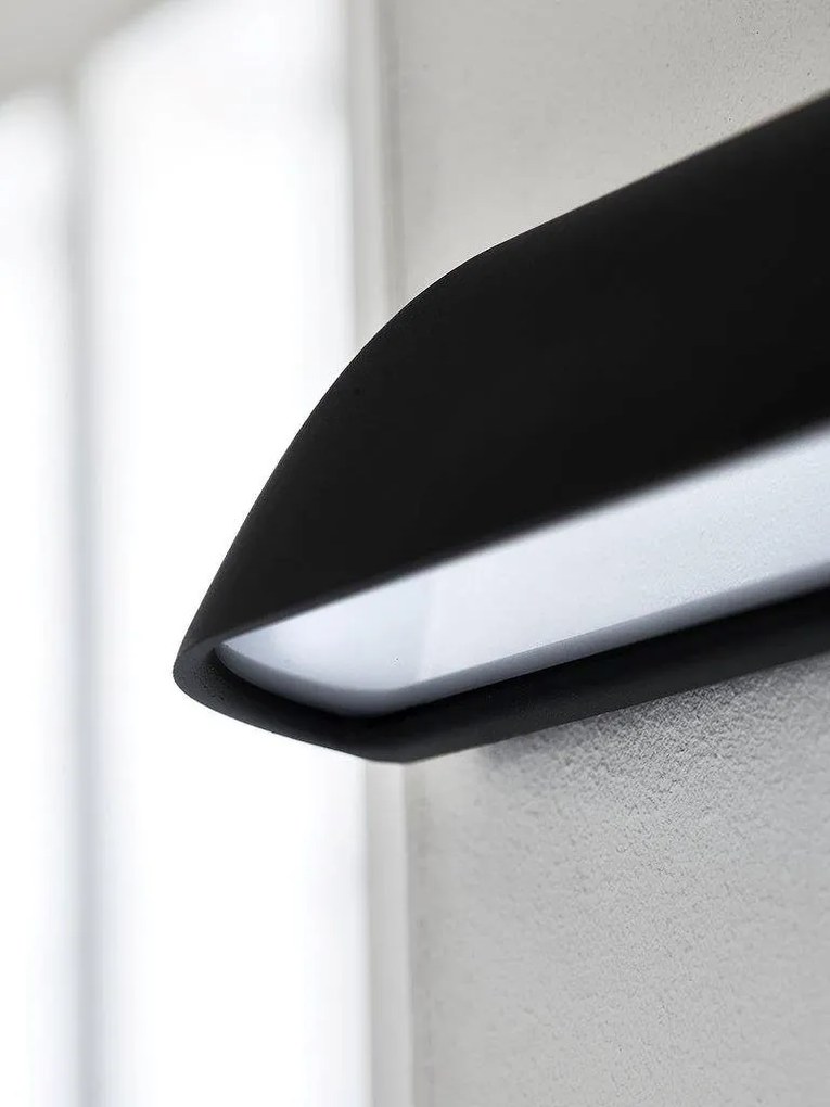 NOR 84091003 Venkovní nástěnné svítidlo Front 36 1x13,9W LED černá opál - NORDLUX