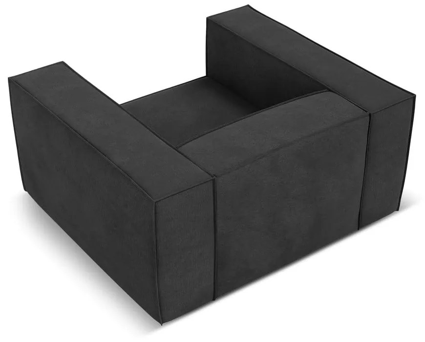 Tmavě šedé křeslo Madame – Windsor &amp; Co Sofas