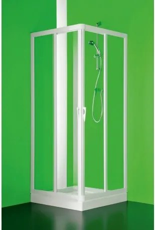 HOPA - Čtvercový a obdélníkový sprchový kout VELA - 185 cm, 100 cm × 80 cm, Univerzální, Plast bílý, Polystyrol BSVEL8010P