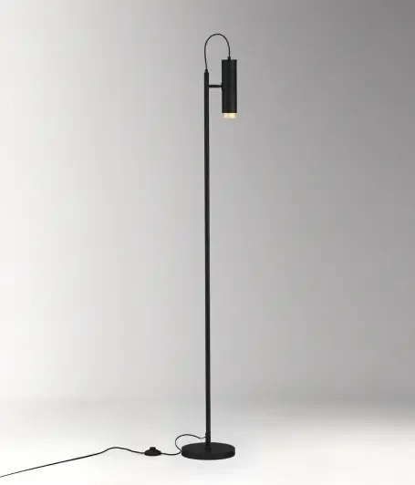 Designová stojací lampa Nessi Černá