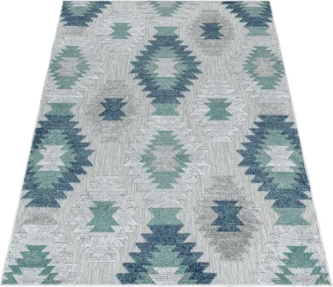 Ayyildiz, AKCE: 80x250 cm Kusový koberec Bahama 5153 Blue – na ven i na doma, modrá, chodba / předsíň