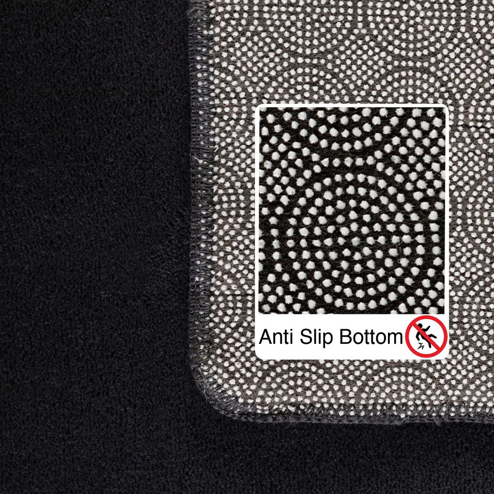 Ayyildiz, Běhoun Sky 5400 Black, 80x250, černá, obývací pokoj