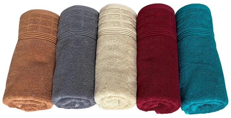 Praktik Ručník a osuška RINGO 450 g/m2  Ručník RINGO 50x100 cm oříškový