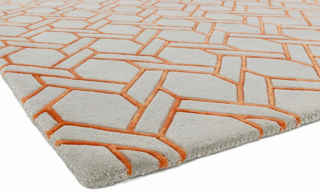 Oranžový  koberec Rapun Fine Orange Rozměry: 120x170 cm