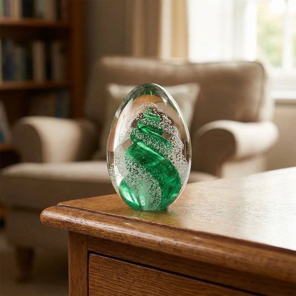 Skleněné těžítko - dekor 09, Ametyst, 10 cm | České sklo od Artcristal Bohemia