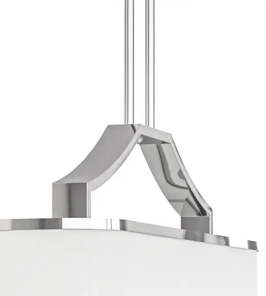 Designový lustr Gerdo Ovale chrom