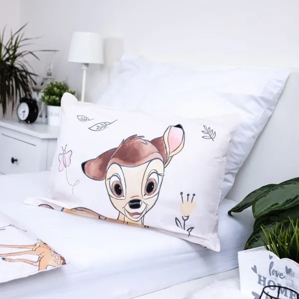 Jerry Fabrics Povlečení do postýlky Bambi Beige baby 100x135, 40x60 cm