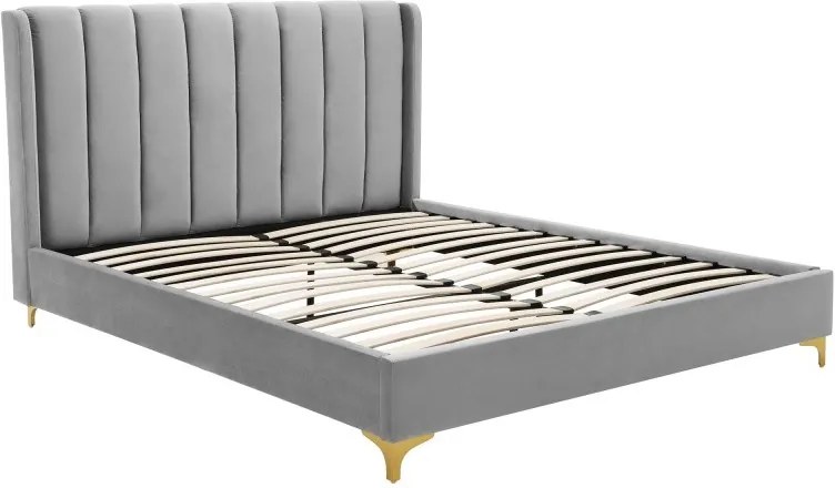 Hector Čalouněná postel Dreamer 160x200 světle šedá
