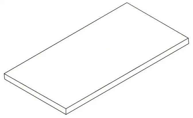 Laminovaná police pro ELEMENT SYSTEM, 1200 x 200 mm, bílá