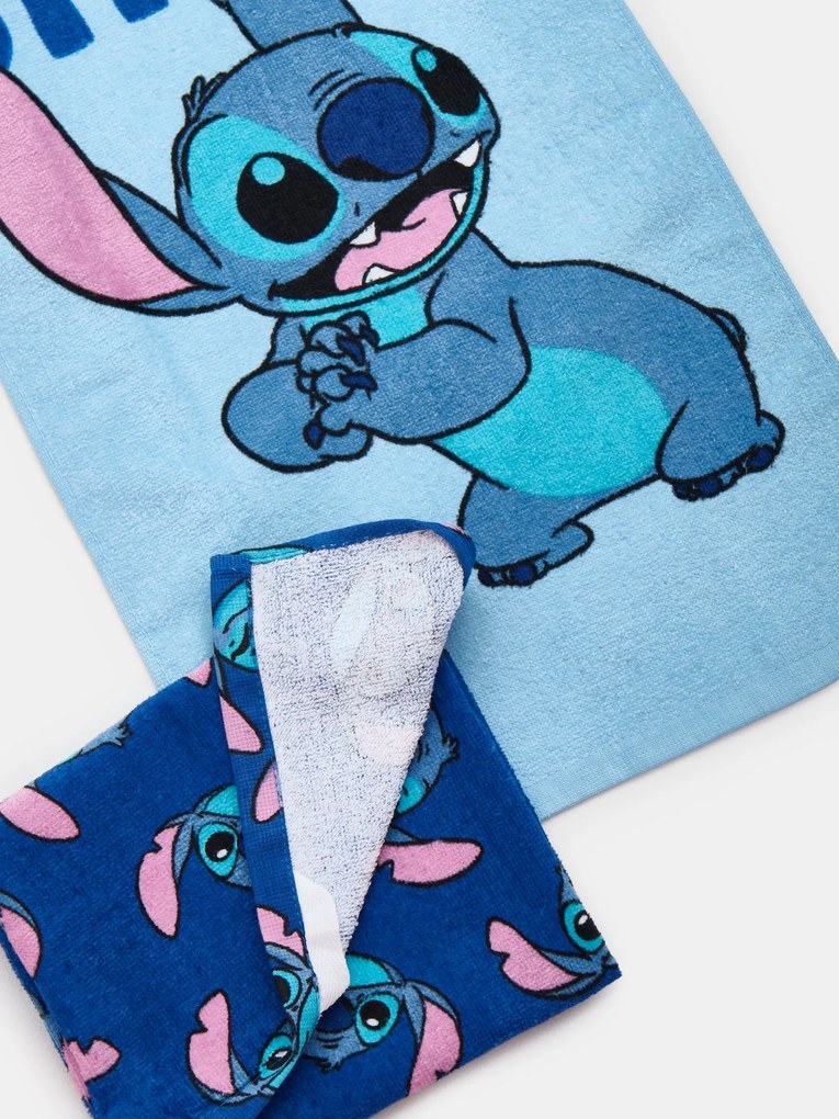Sinsay - Sada ručníků na ruce Stitch - modrá