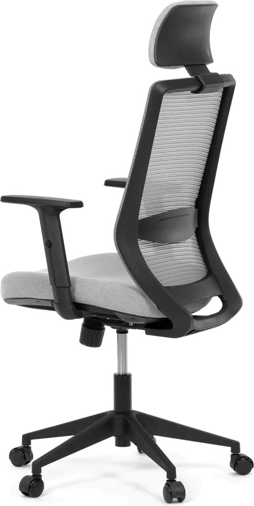 Ergonomická kancelářská židle AURELIE - šedá síťovina