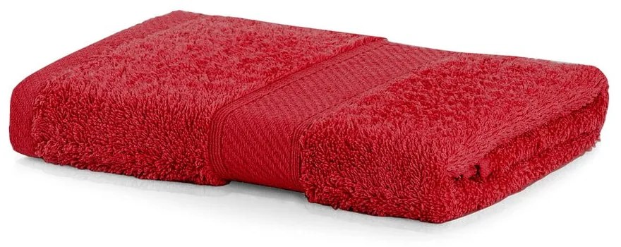 Červený ručník DecoKing Bamby Red, 50 x 100 cm