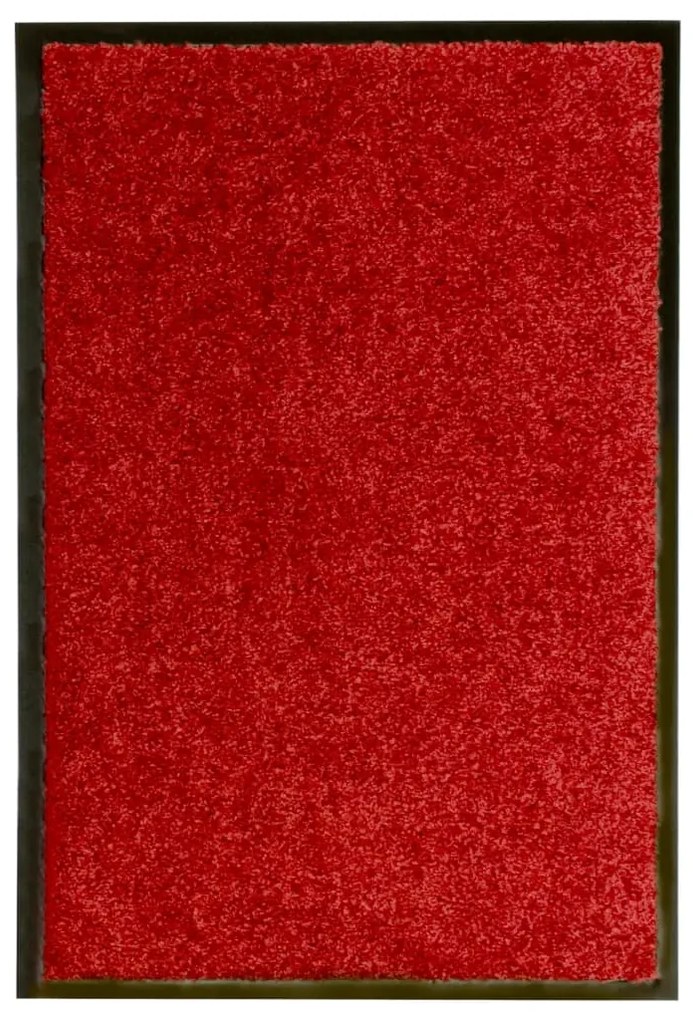Rohožka pratelná červená 40 x 60 cm - Default Title
