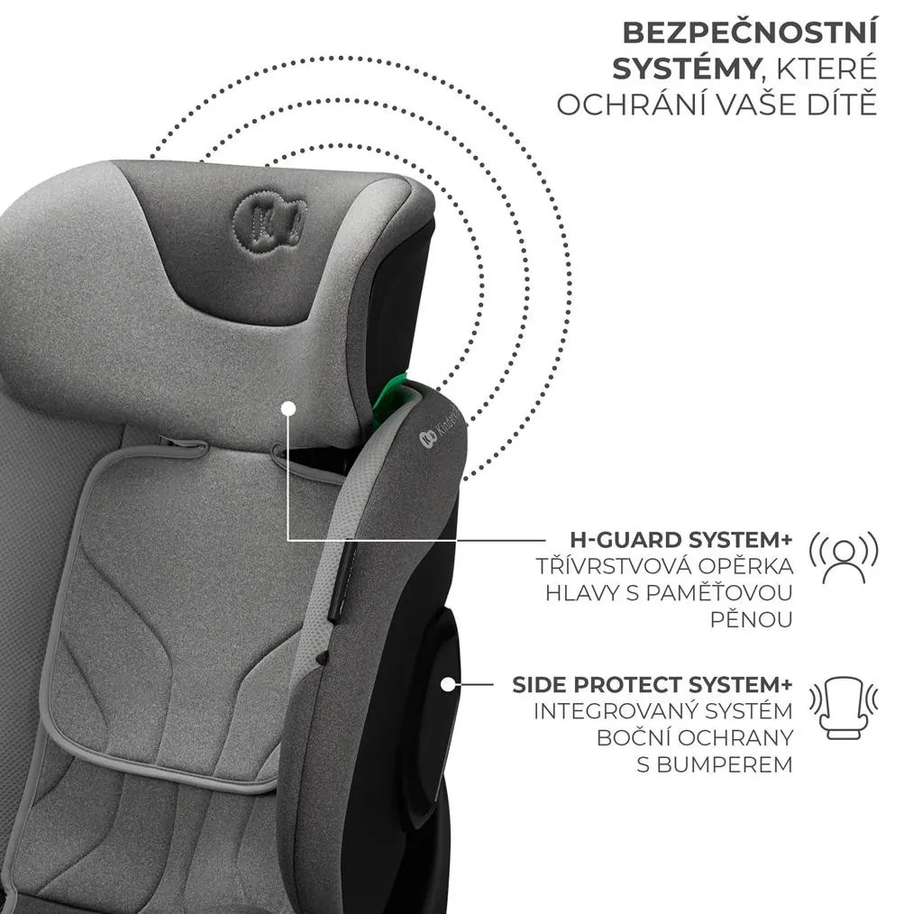 Kinderkraft Autosedačka i-Fix 40-150 cm Kinderfraft select Graphite black