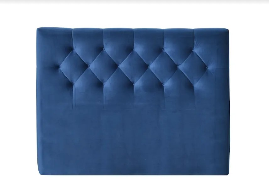 Vystavená manželská postel TITTO - modrá 160 × 200 cm