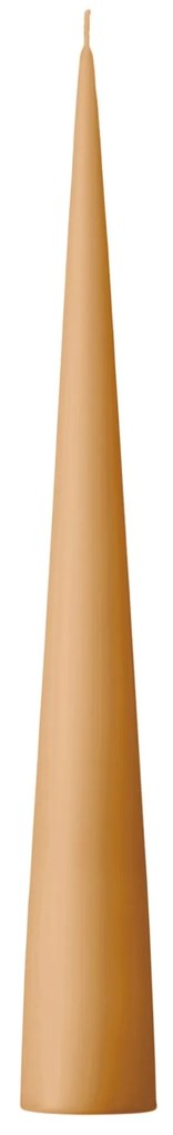 ester & erik Svíčka Cone 37 cm – 27 Almond Butter, hnědá barva, vosk